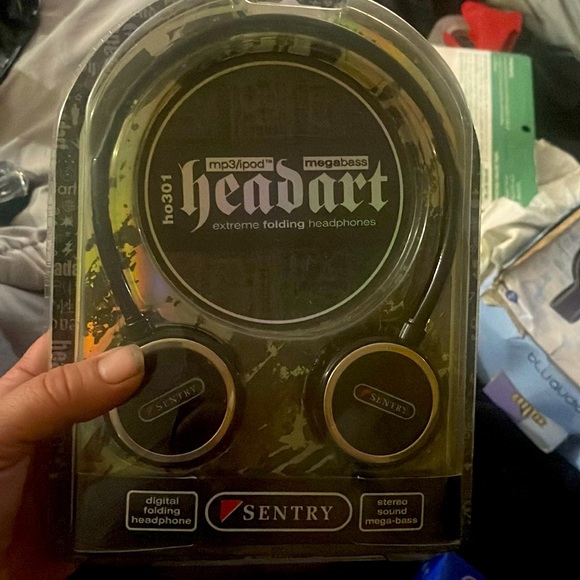 sentry | Headphones | Mega Bass Head Set Flat Foldable Design | Poshmark